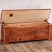 Cherry Storage Bench 50 Entryway Bench Mudroom Bench Hall Tree Bench ...