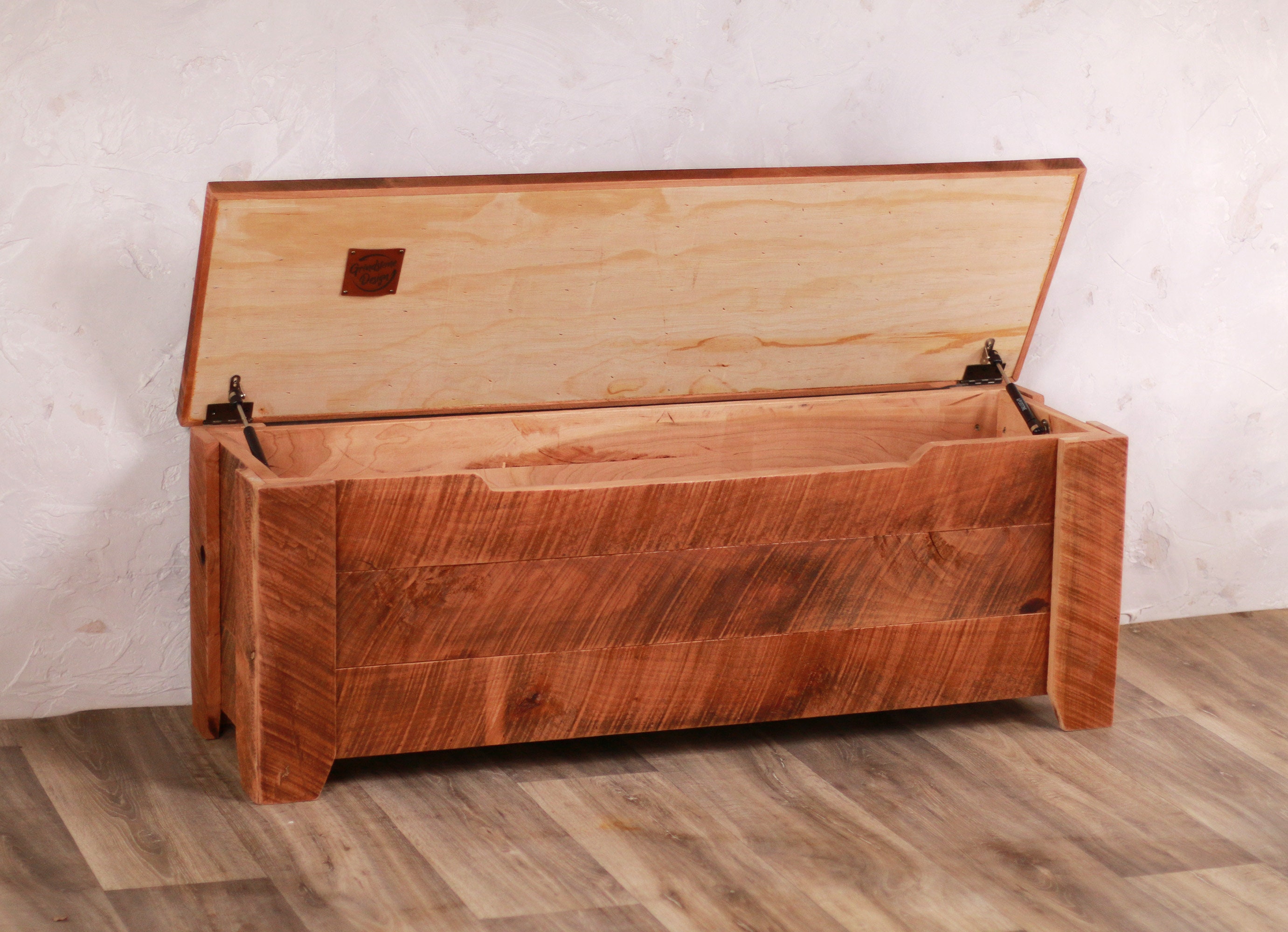 Cherry Storage Bench 50 Entryway Bench Mudroom Bench | Etsy