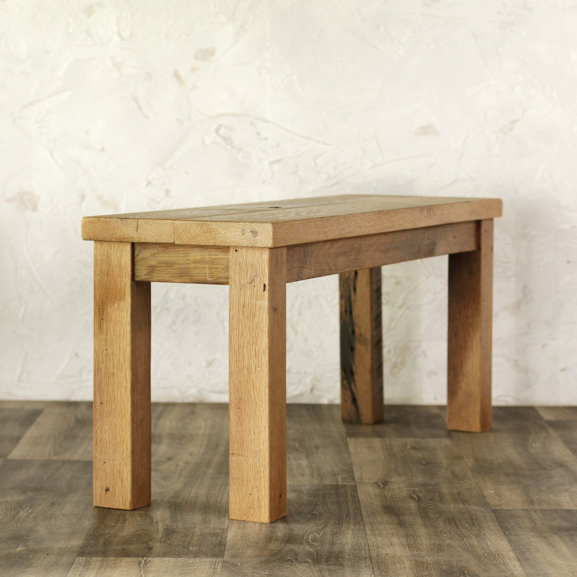 Reclaimed Wood Bench Thick and Sturdy Clean and Simple - Etsy