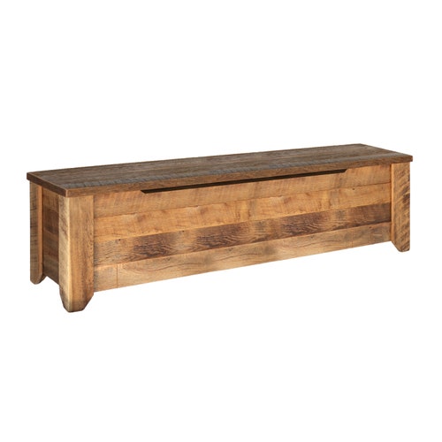 Farmhouse Storage Bench Cedar Chest. Reclaimed Wood Chest - Etsy