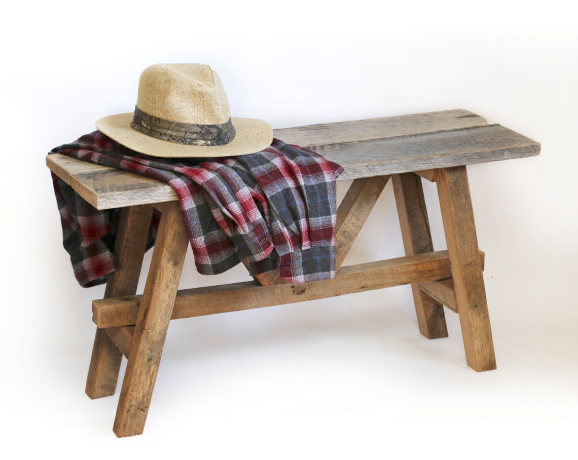 Barn Wood Bench Mudroom Bench Rustic Furniture Farmhouse - Etsy