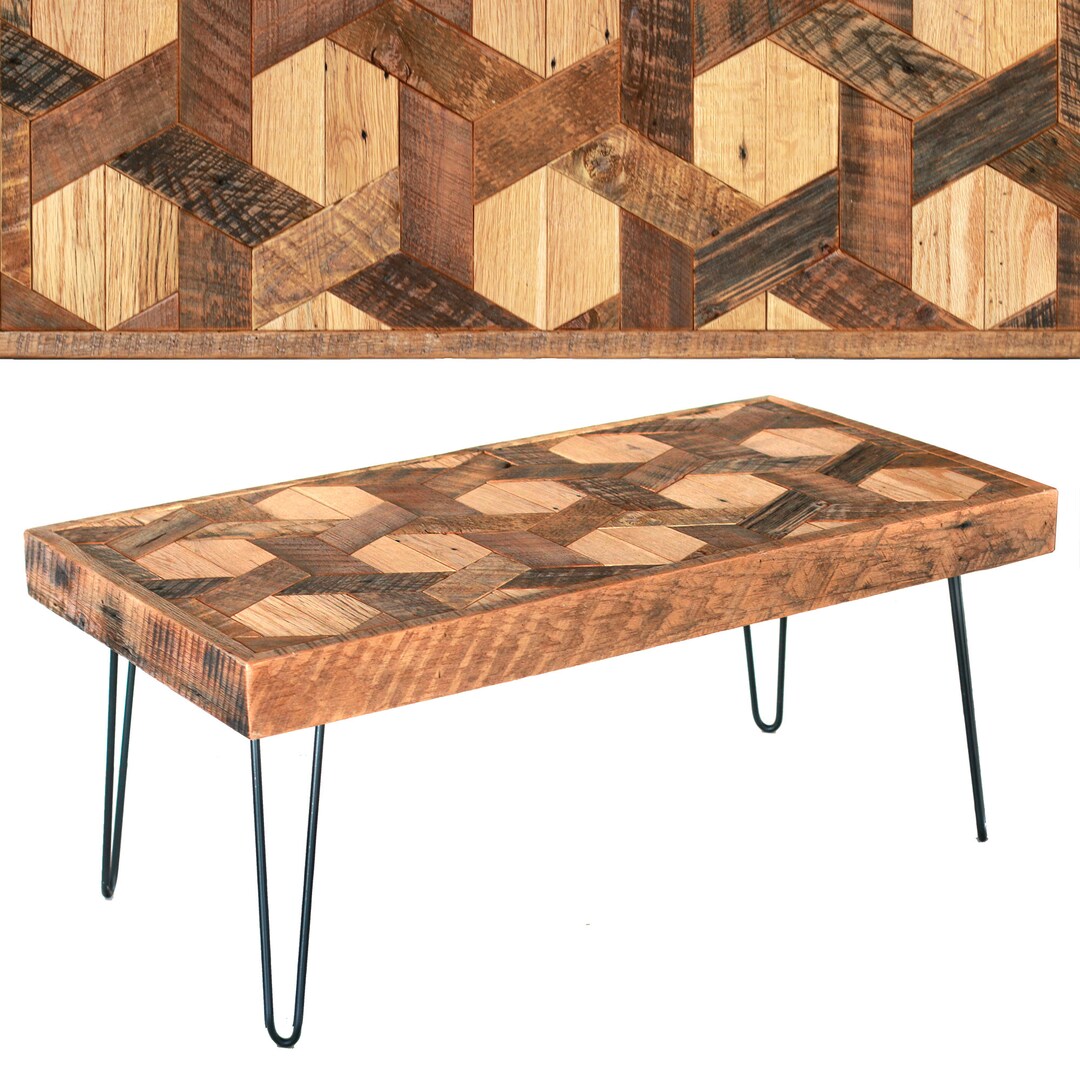 Reclaimed Wood Coffee Table Rustic Coffee Table Farmhouse Coffee Table ...