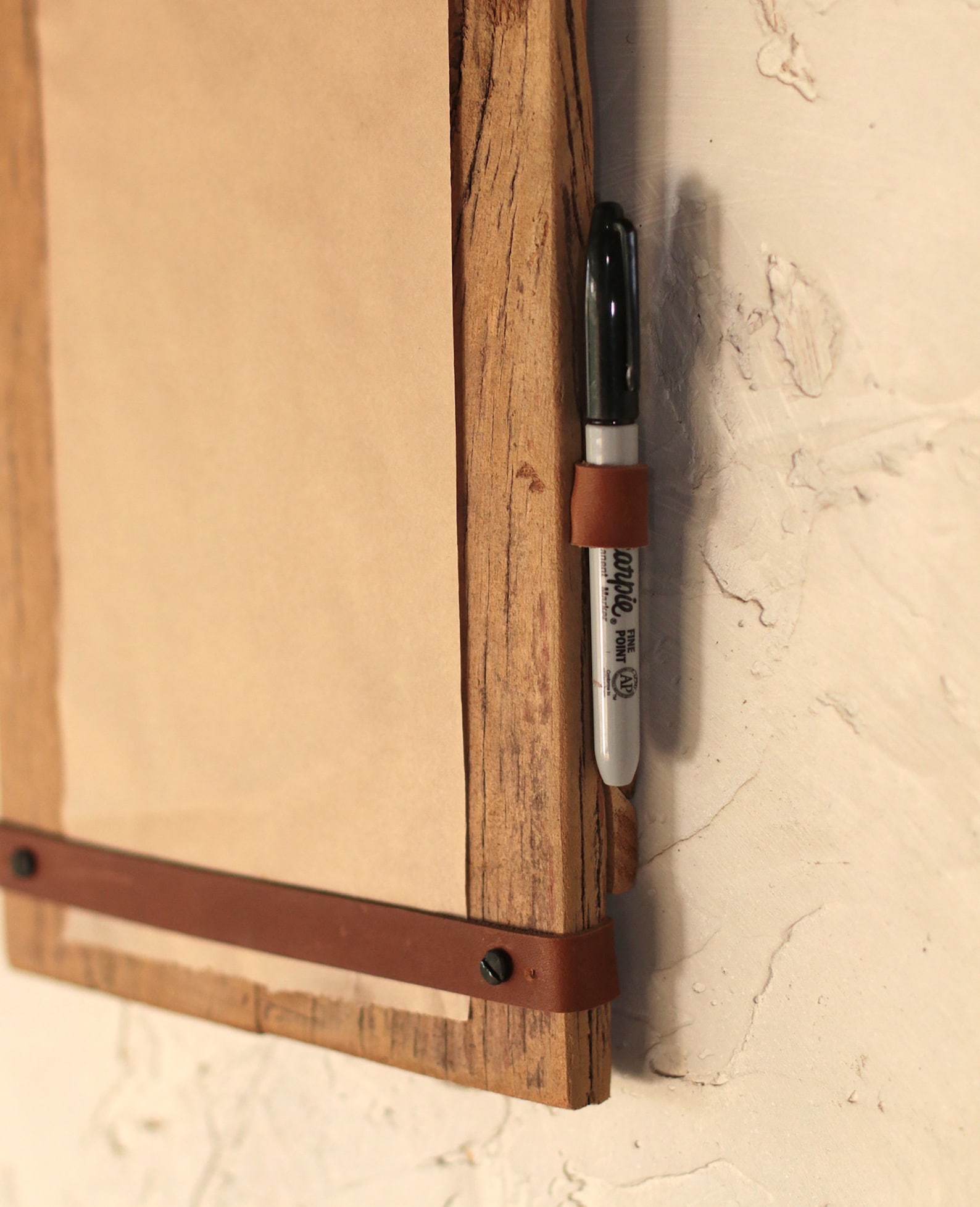 Wall Mounted Note Roll MULTIPLE SIZES , Wall Mounted Memo Pad, Butcher ...