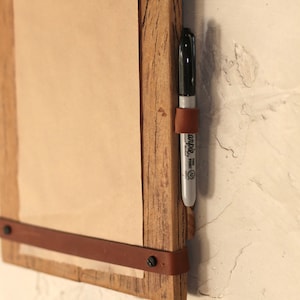 Wall Mounted Note Roll MULTIPLE SIZES , Wall Mounted Memo Pad, Butcher ...