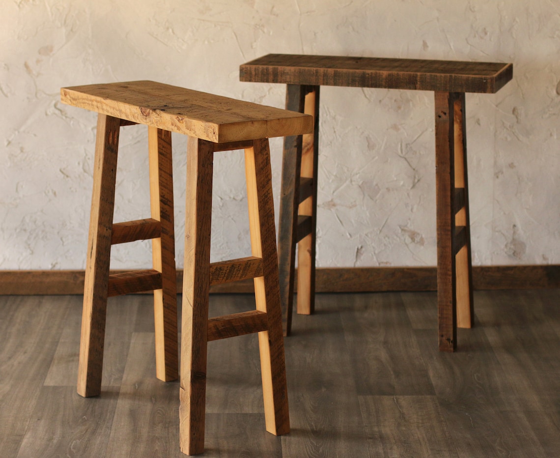 Rustic Console Table – Narrow Sofa Table – Reclaimed Wood Buffet ...