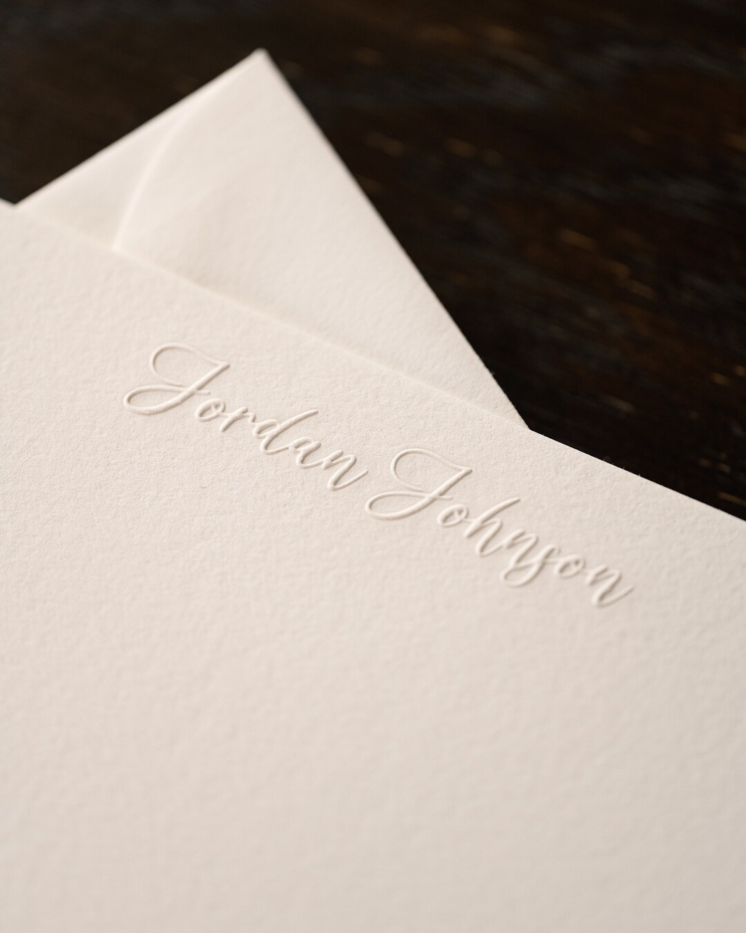 Embossed Stationery | Personalized Notecards - Etsy