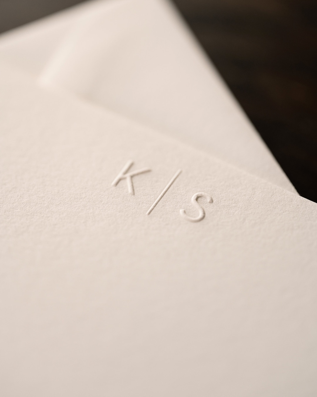 Embossed Initial Stationery | Personalized Notecards - Etsy