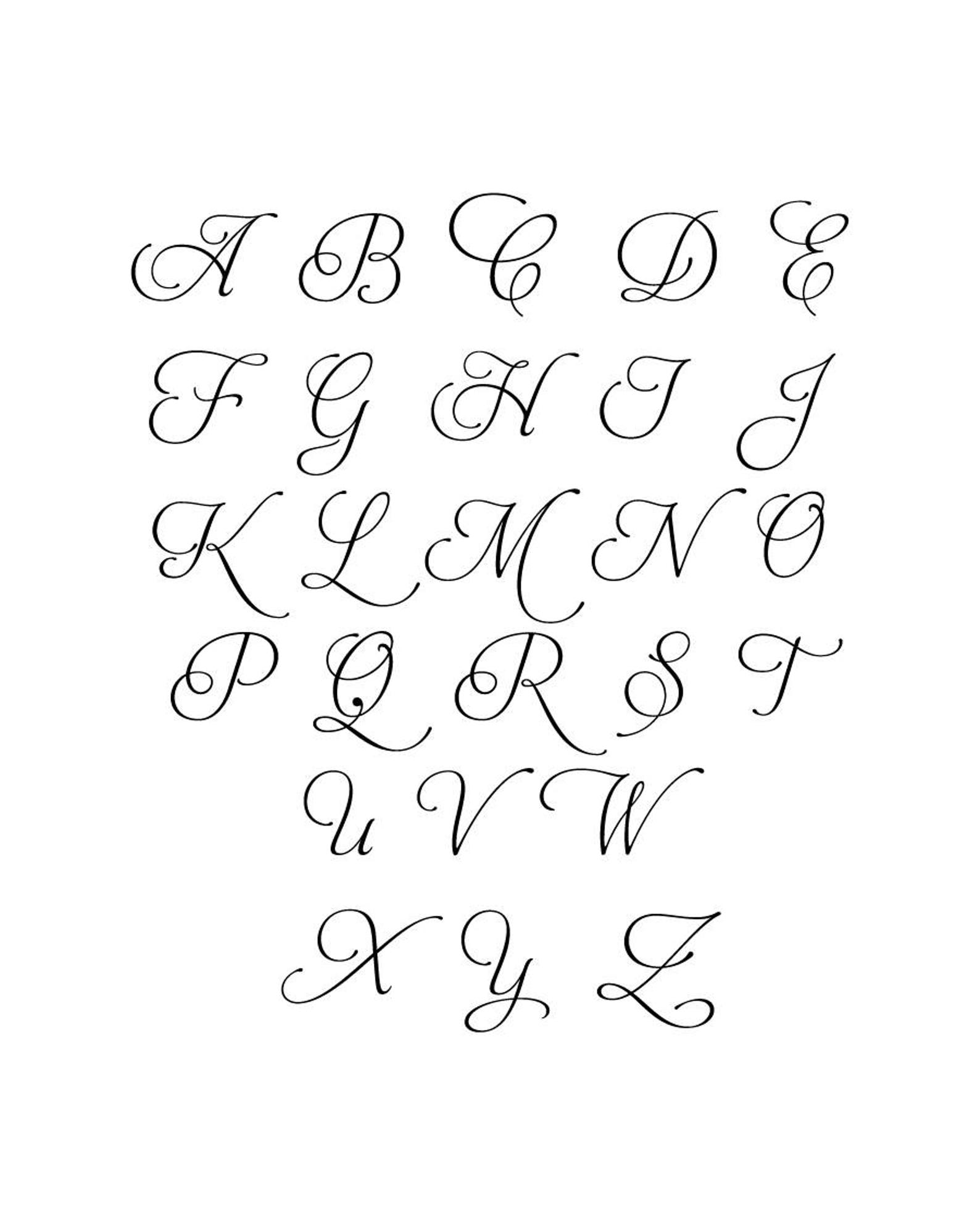 Embossed Script Initial Stationery White Flat Notecards & - Etsy