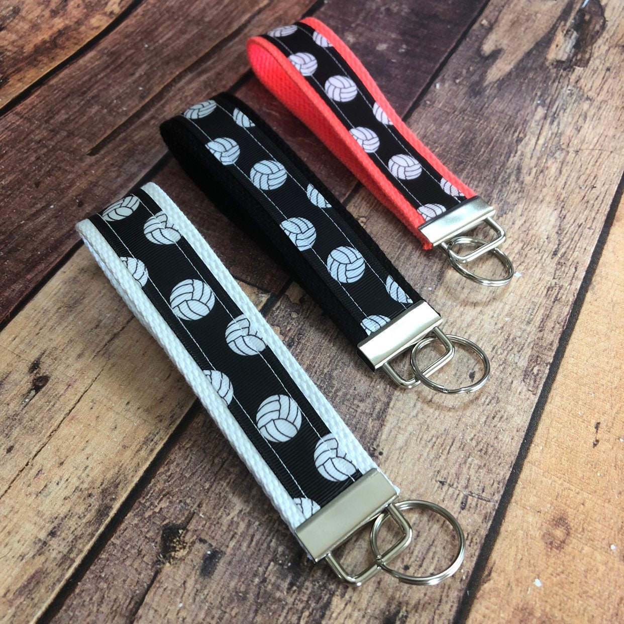 Volleyball Key Fob Keychain | Etsy