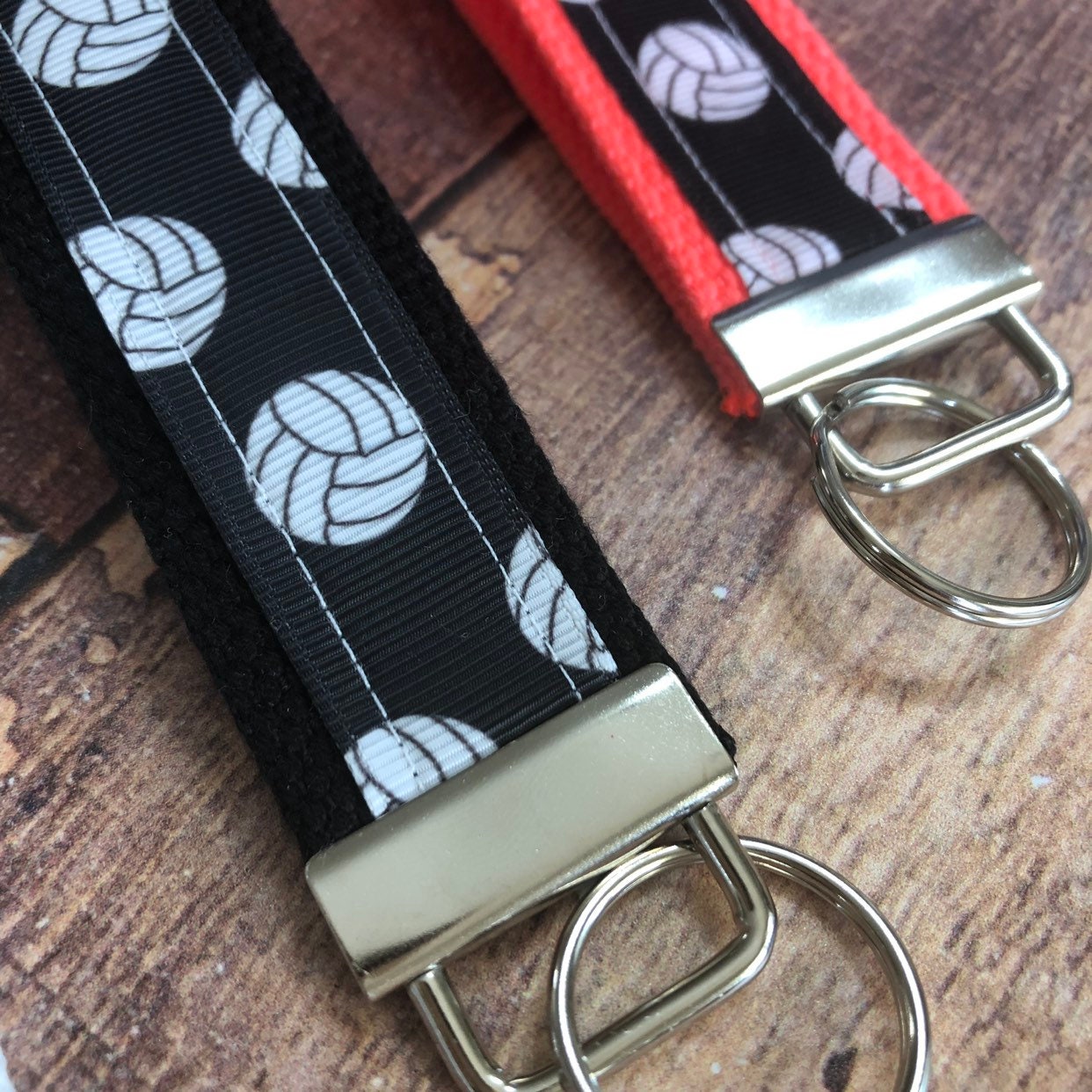 Volleyball Key Fob Keychain | Etsy