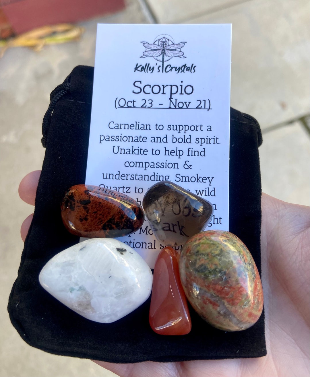 Scorpio Crystal Set - Etsy