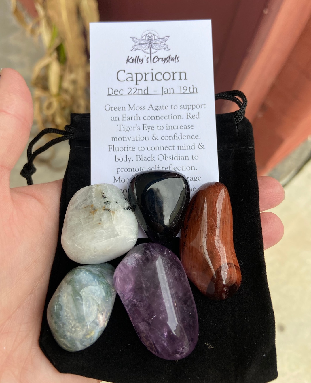 Capricorn Crystal Set - Etsy