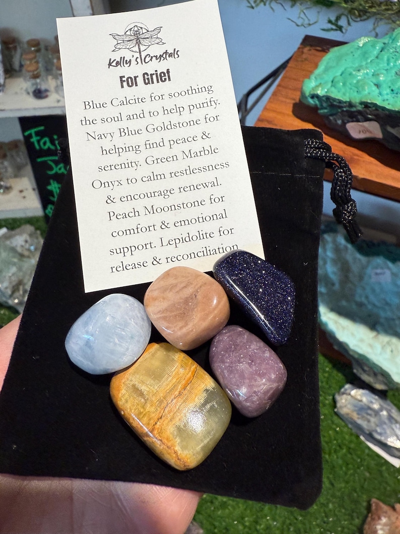 For Grief Crystal Set - Etsy