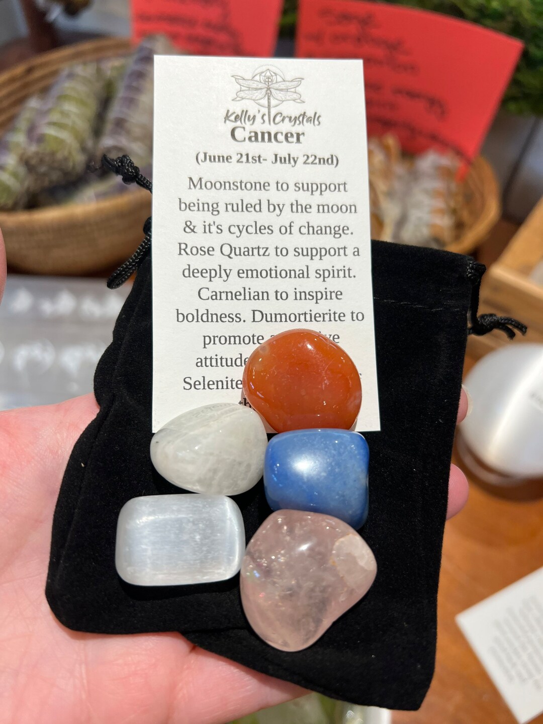 Cancer Crystal Set - Etsy