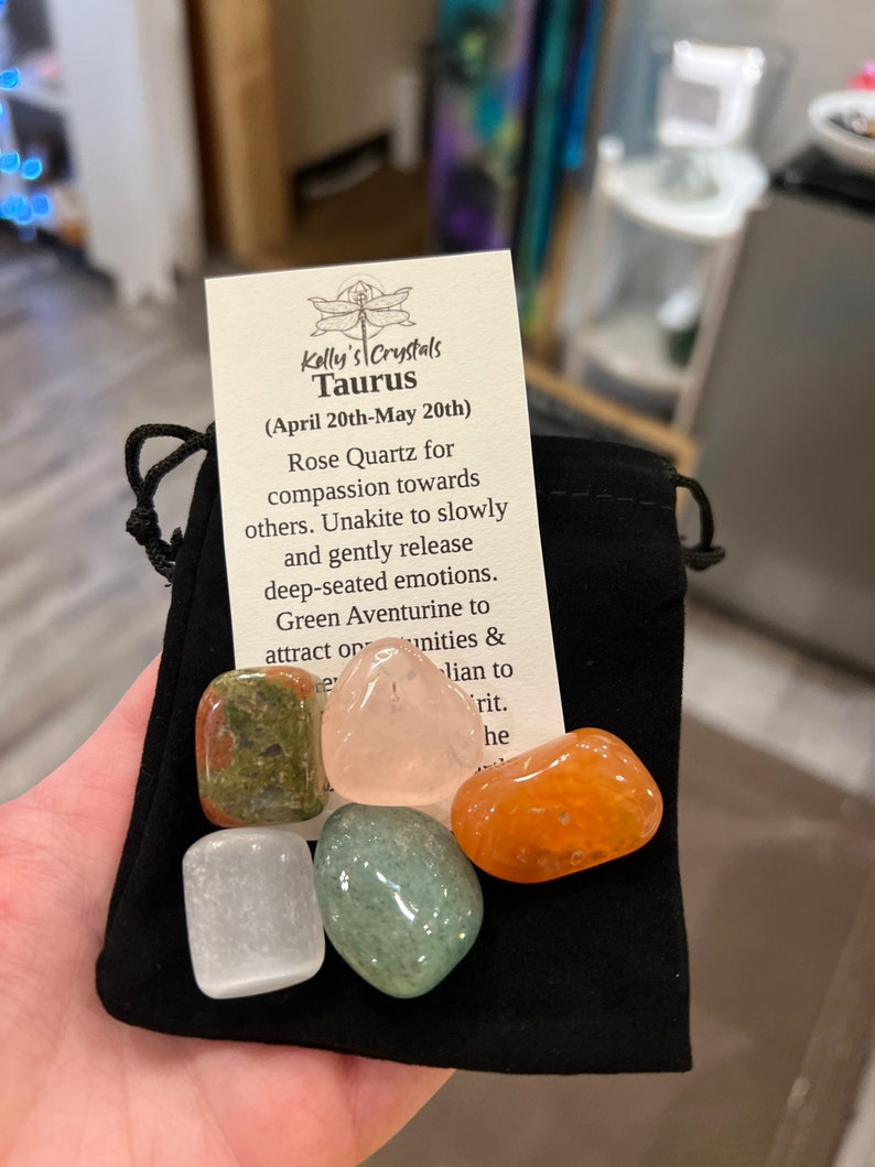 Taurus Crystal Set - Etsy