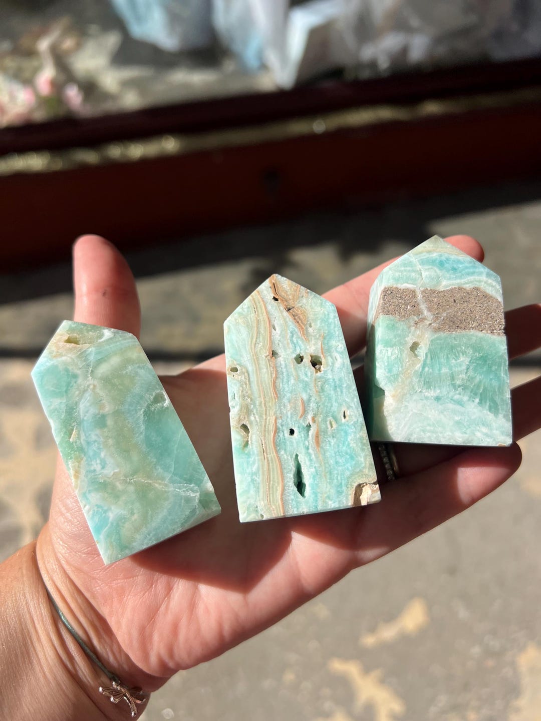 Blue Aragonite Tower - Etsy