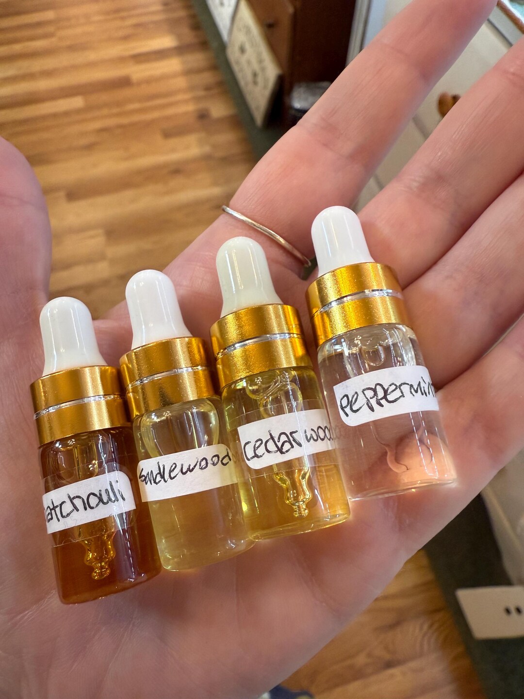 Essential Oils With Dropper - 4 Piece Set - Etsy