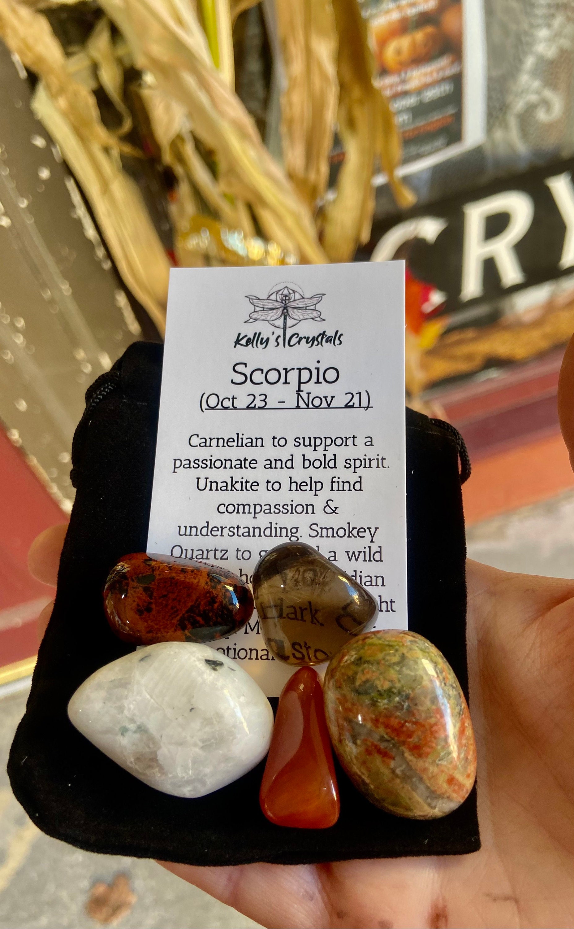 Scorpio Crystal Set - Etsy