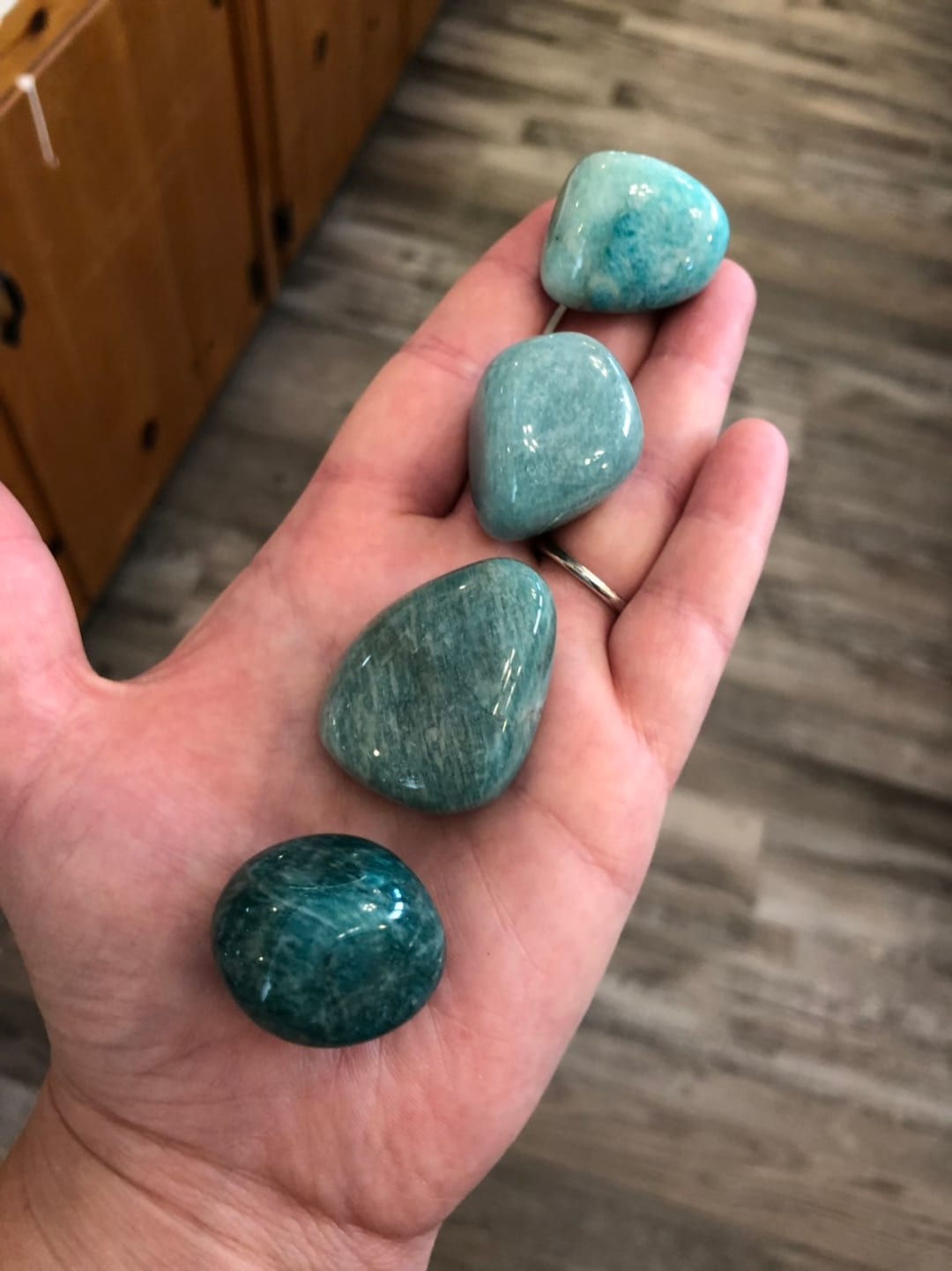 Amazonite Tumble Stone - Etsy