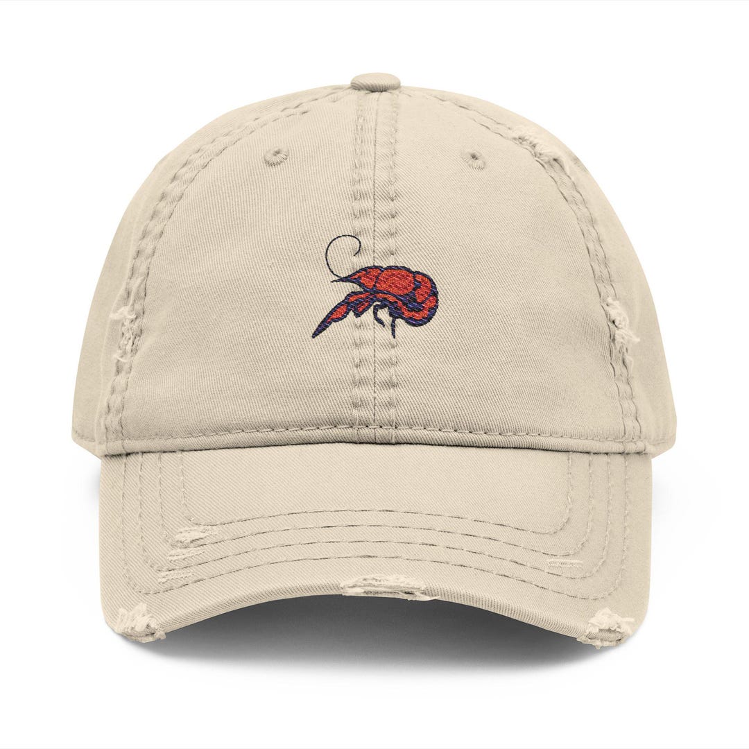 Preppy Crawfish Embroidered Hat to Complement Every Summer Outfit - Etsy