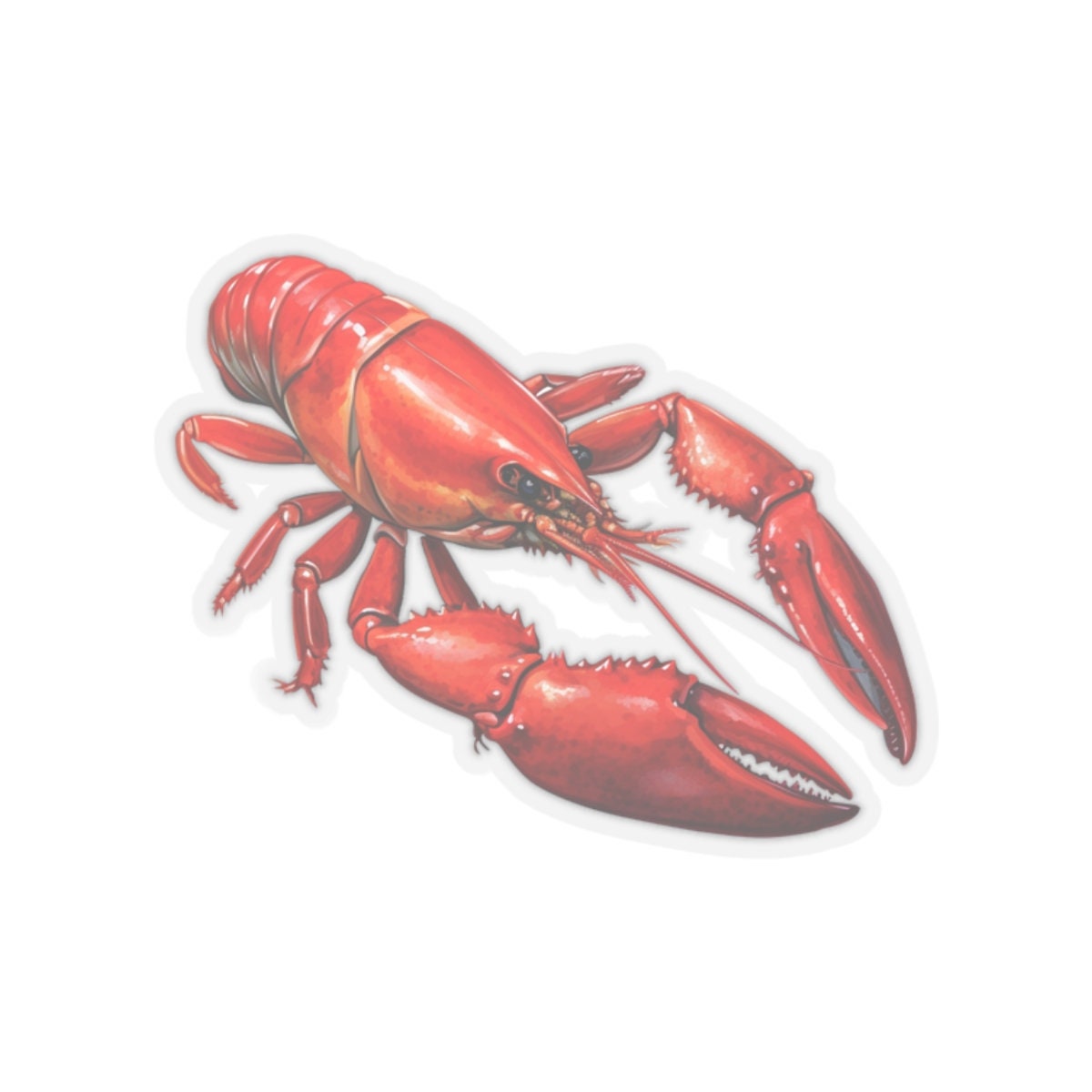 Crawfish Sticker Kiss-cut - Etsy