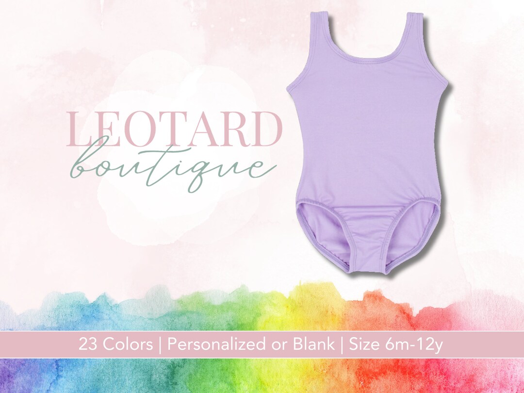 Lilac Lavender Girls Leotard: Tank Style Dance Gymnastics Outfit - Etsy