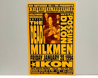 Dead Milkmen Poster - Etsy