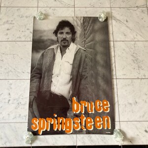 Bruce Springsteen Poster Photo of the Boss With Mustache and Beard ...