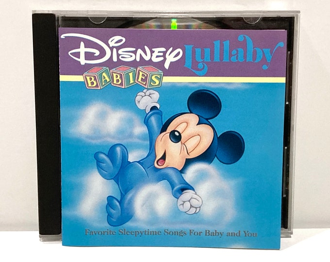 Vintage Disney Lullaby Babies Compact Disc CD 1991 Walt Disney Motion ...