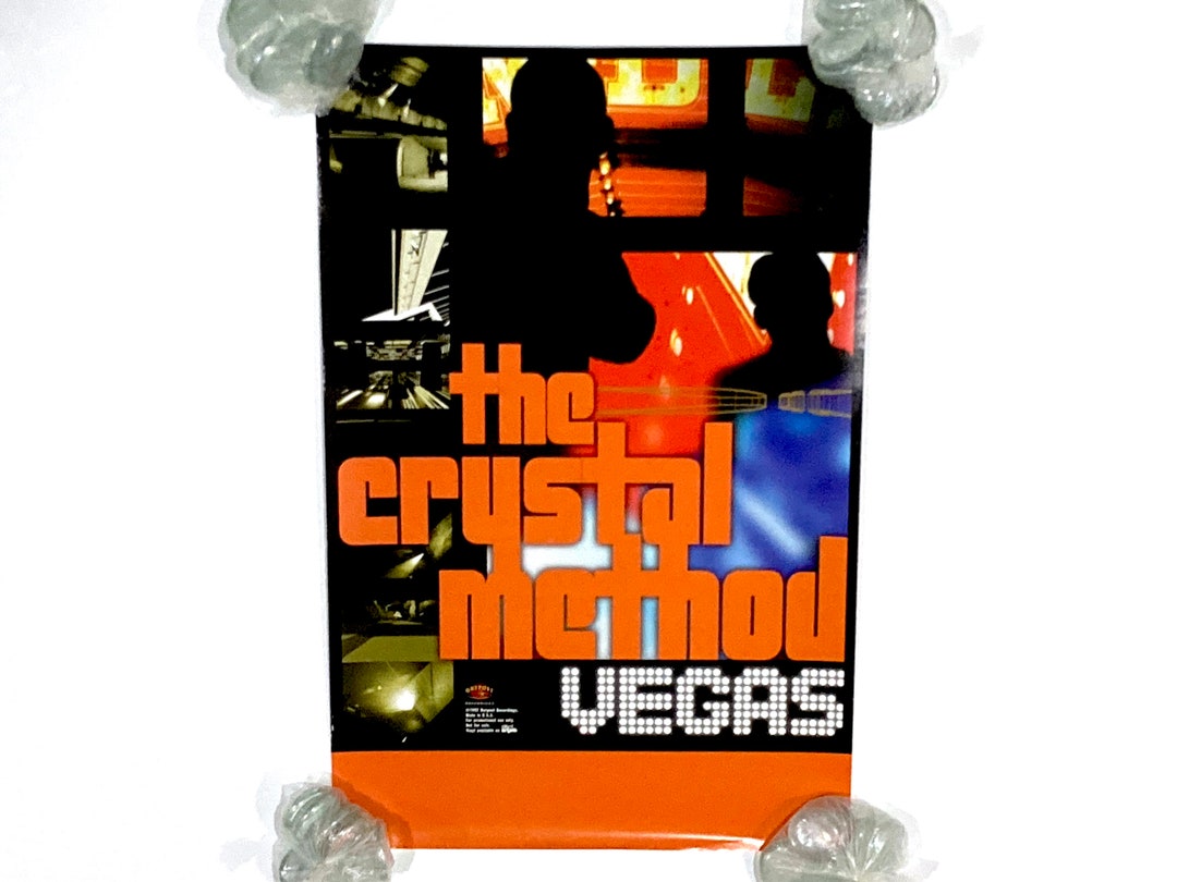 The Crystal Method Vegas Poster Vintage 1997 Outpost - Etsy