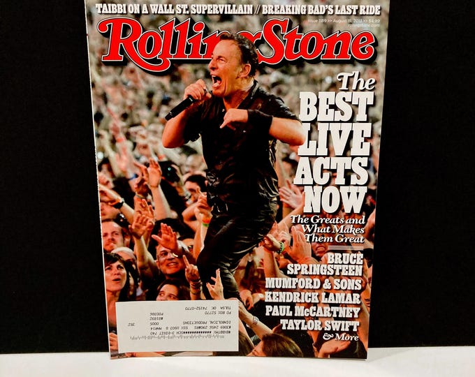 Bruce Springsteen Taylor Swift Rolling Stone Magazine Issue 1189 ...
