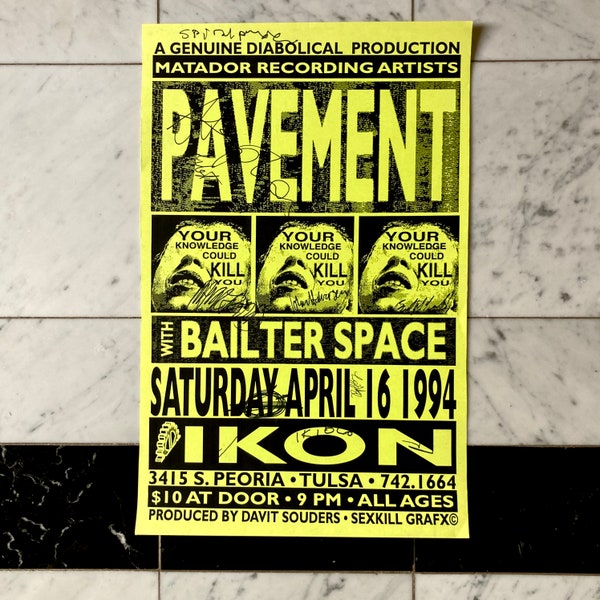Pavement Band Poster - Etsy