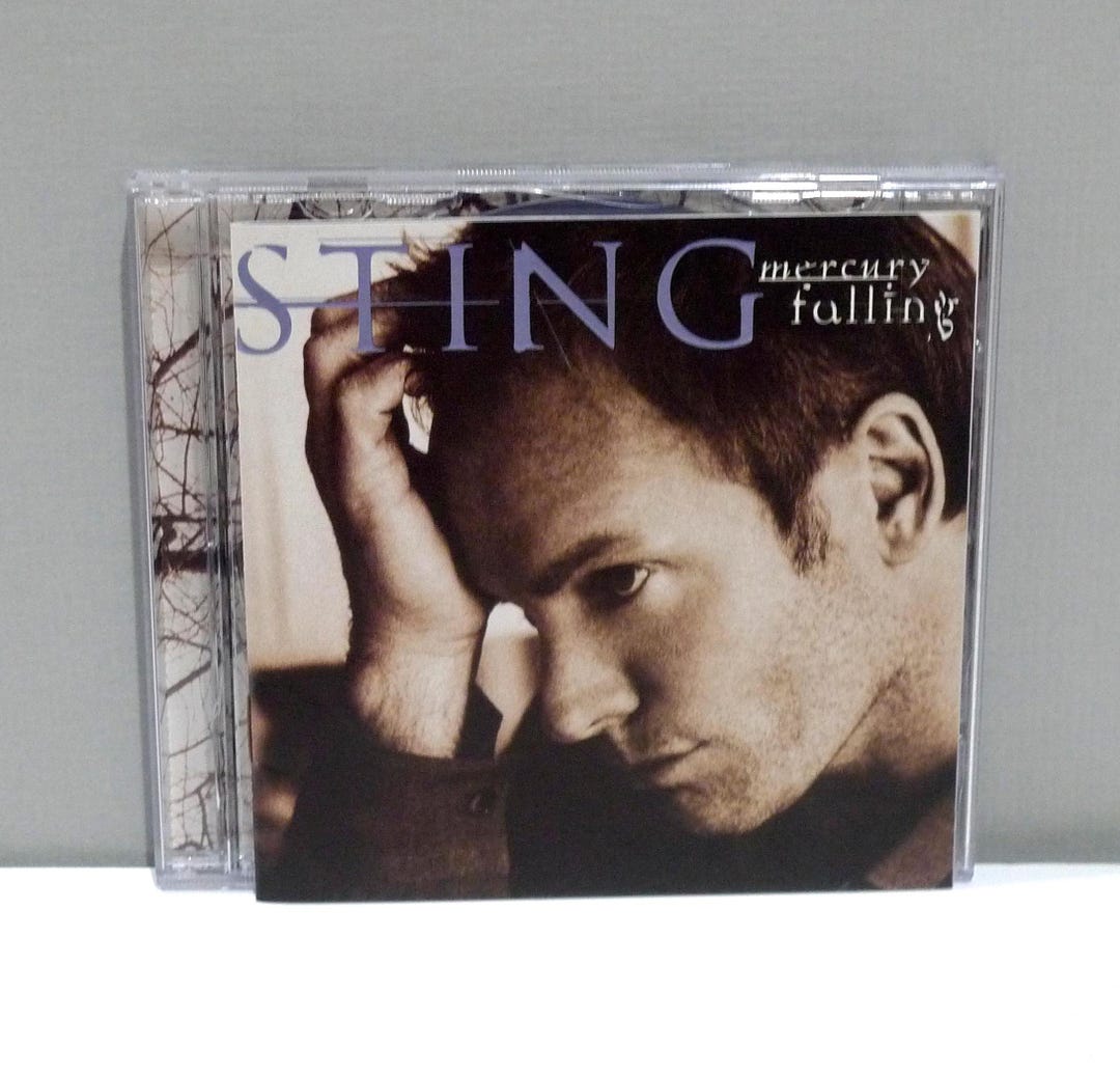 Sting - Mercury Falling CD 1996 Vintage Compact Disc With Lyrics ...