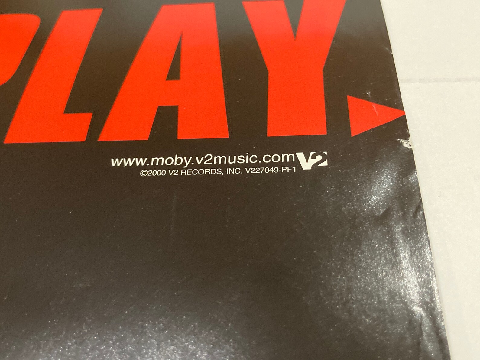 Moby Play Poster 2-sided Vintage 1999 Record Store Display - Etsy