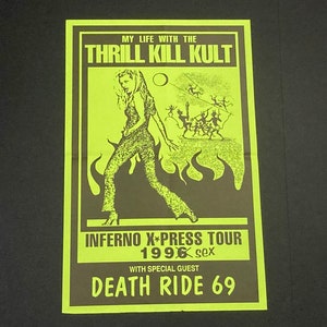 My Life With the Thrill Kill Kult Poster Vintage 1996 Live Concert Band ...