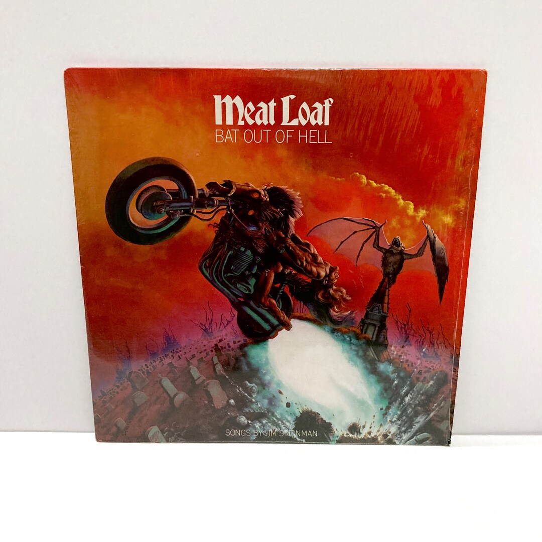 Meatloaf Bat Out of Hell Vinyl Record - Vintage 1977 Jim Steinman Todd ...