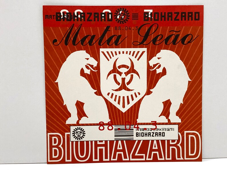 Biohazard Poster (12x12) - Mata Leão 2-sided Square Flat (original ...