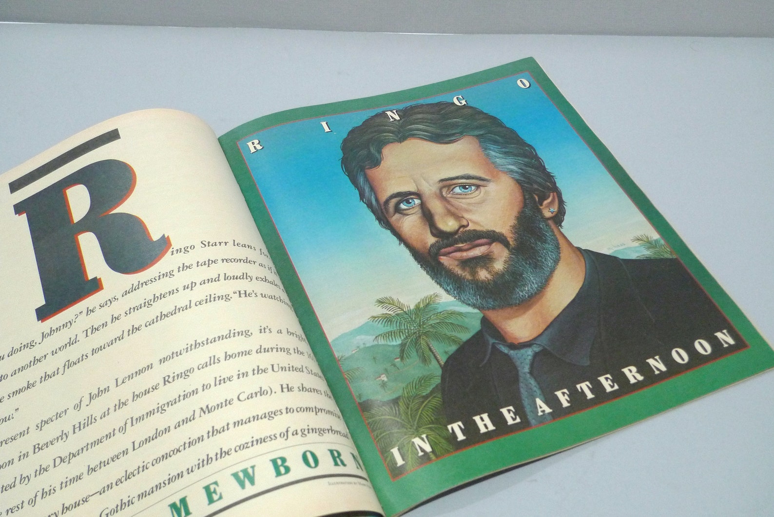 Ringo Starr - Rolling Stone Magazine #342, April 30, 1981 / Andy ...