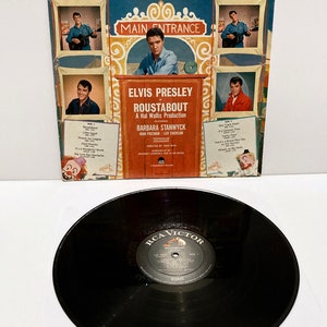 Elvis Presley Roustabout Vinyl Record 1964 Movie Soundtrack Big Love ...