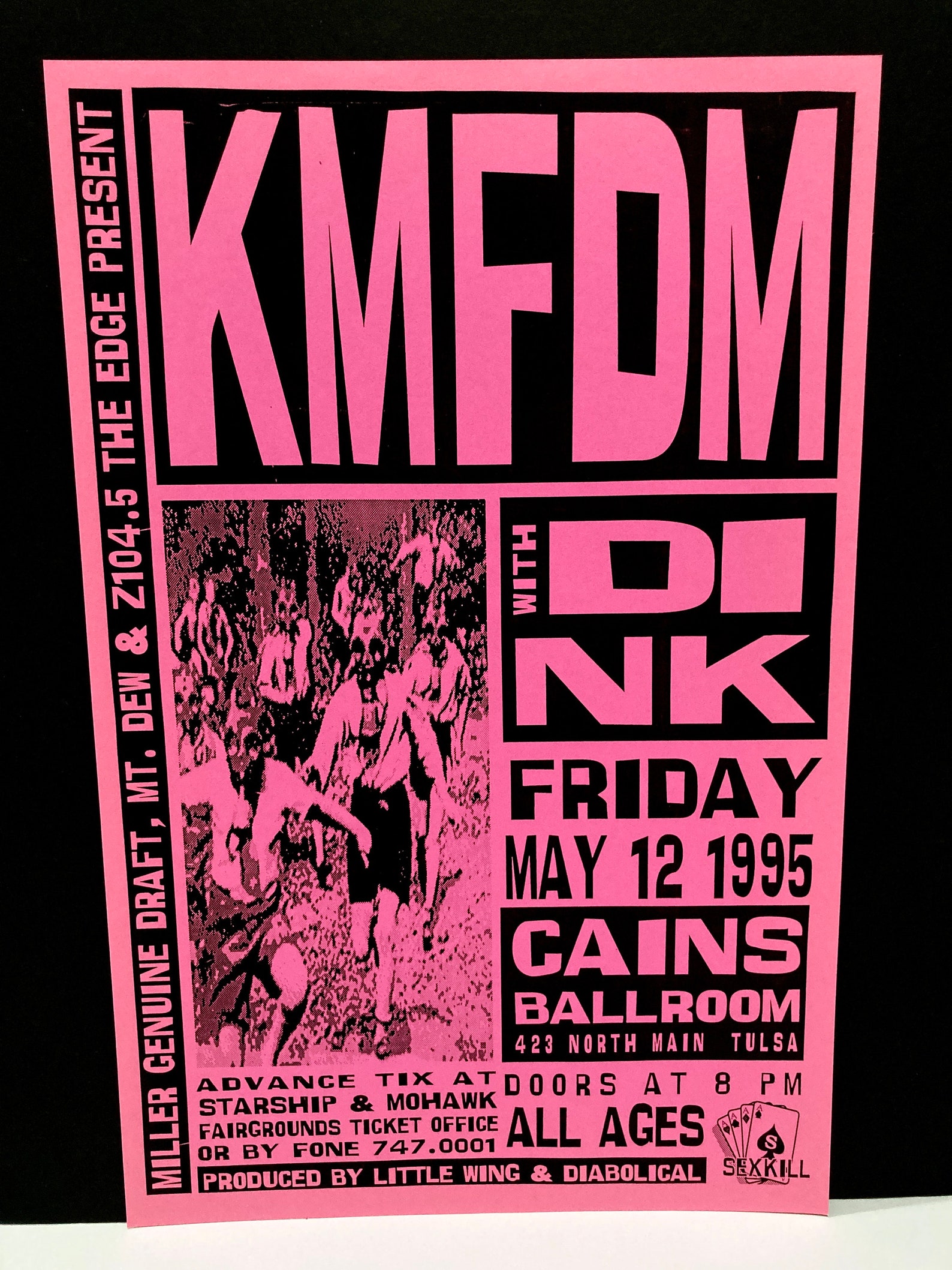 KMFDM Poster Vintage 1995 NIHIL Tour Live in Concert - Etsy