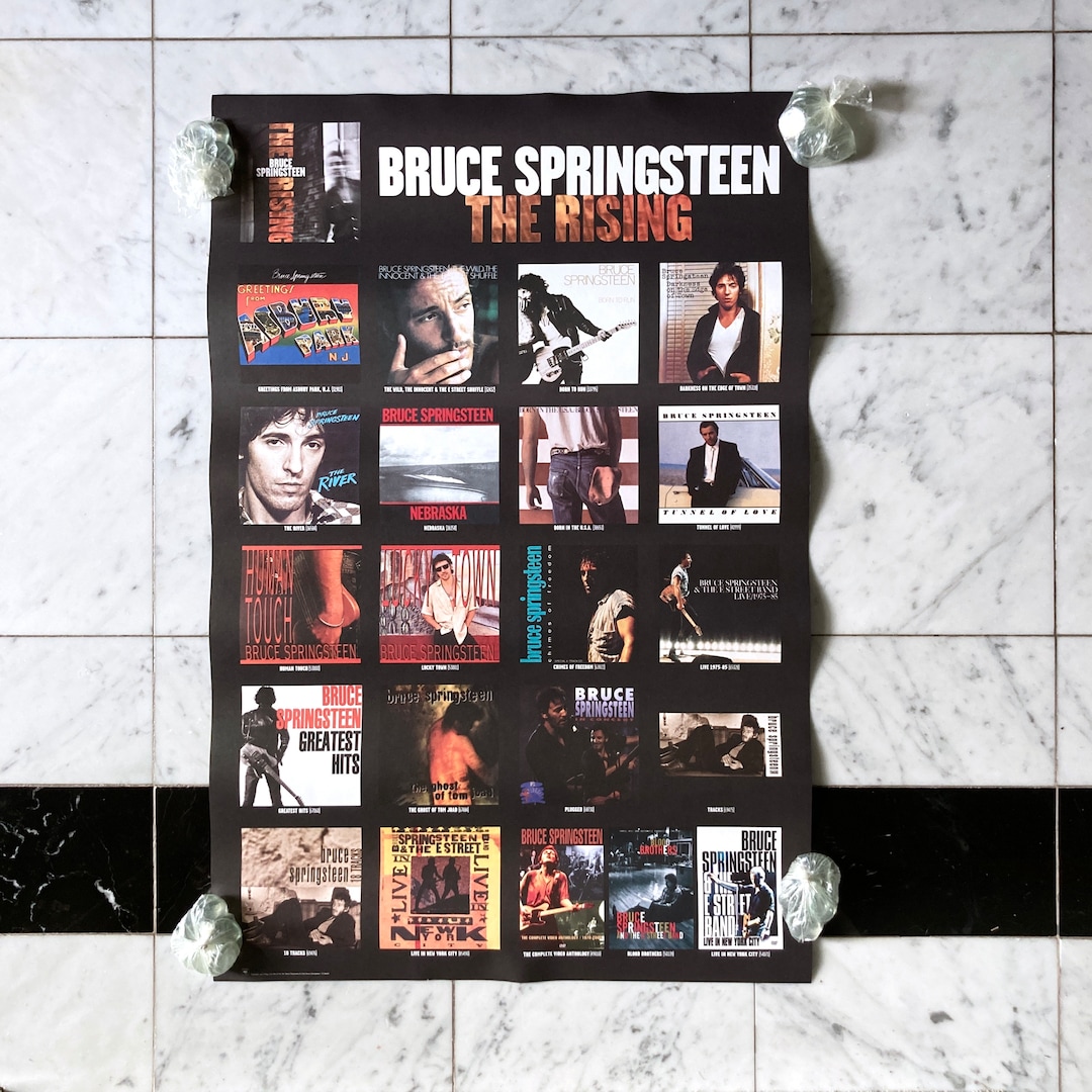 Bruce Springsteen the Rising Poster 2002 Vintage Original 2-sided ...