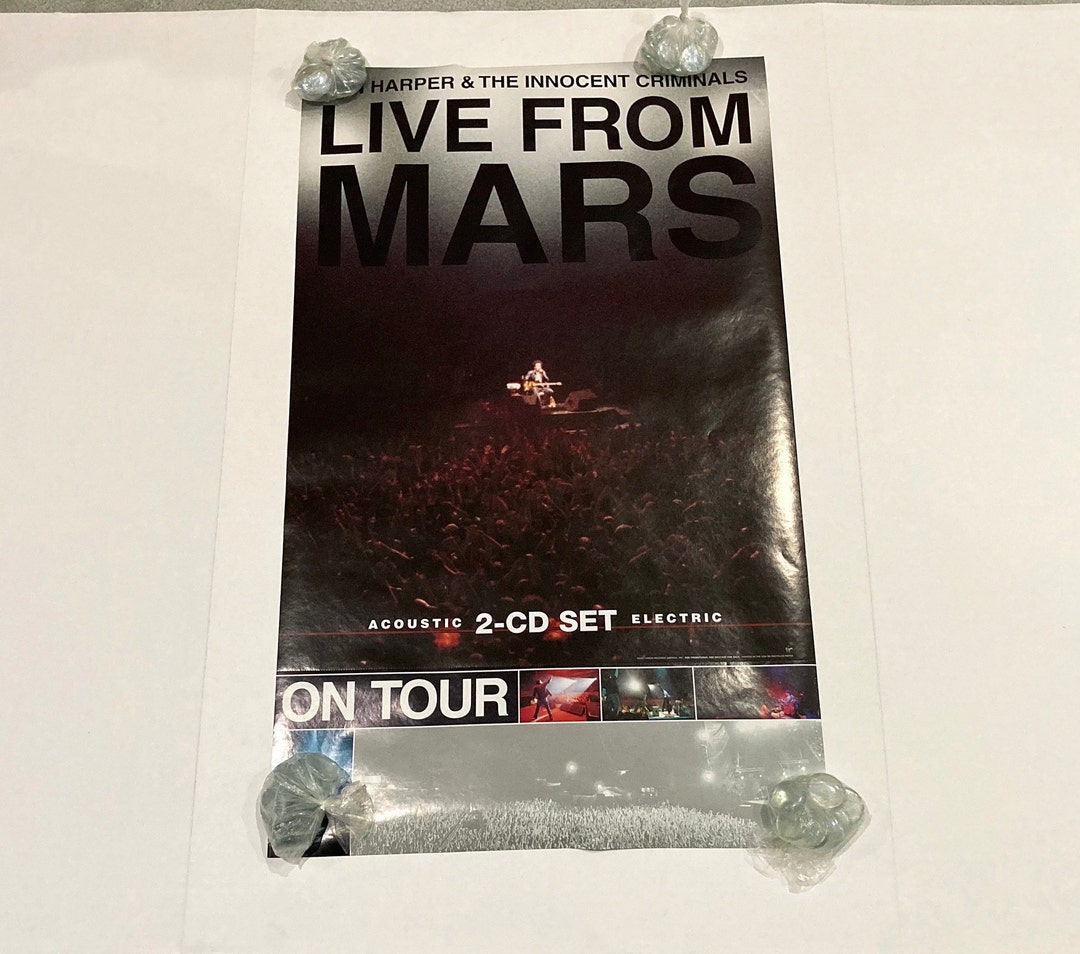 Ben Harper & the Innocent Criminals - Live From Mars Original Poster ...