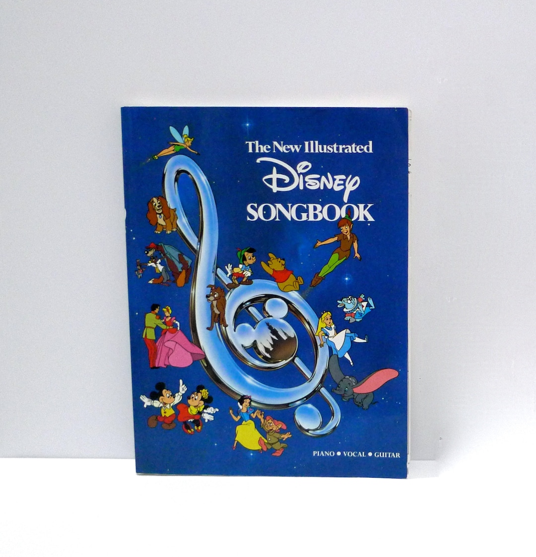 The New Illustrated Disney Songbook for Piano, Vocal and Guitar 1986 ...