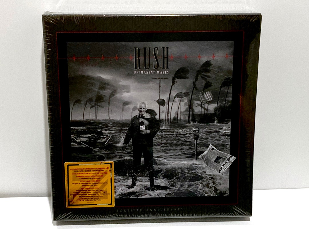 Rush Permanent Waves Vinyl Record Box Set Vintage 1980 Recording ...