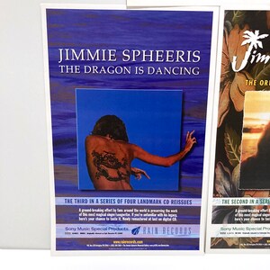 Jimmie Spheeris Poster Set Isle of View / the Dragon is Dancing / the ...