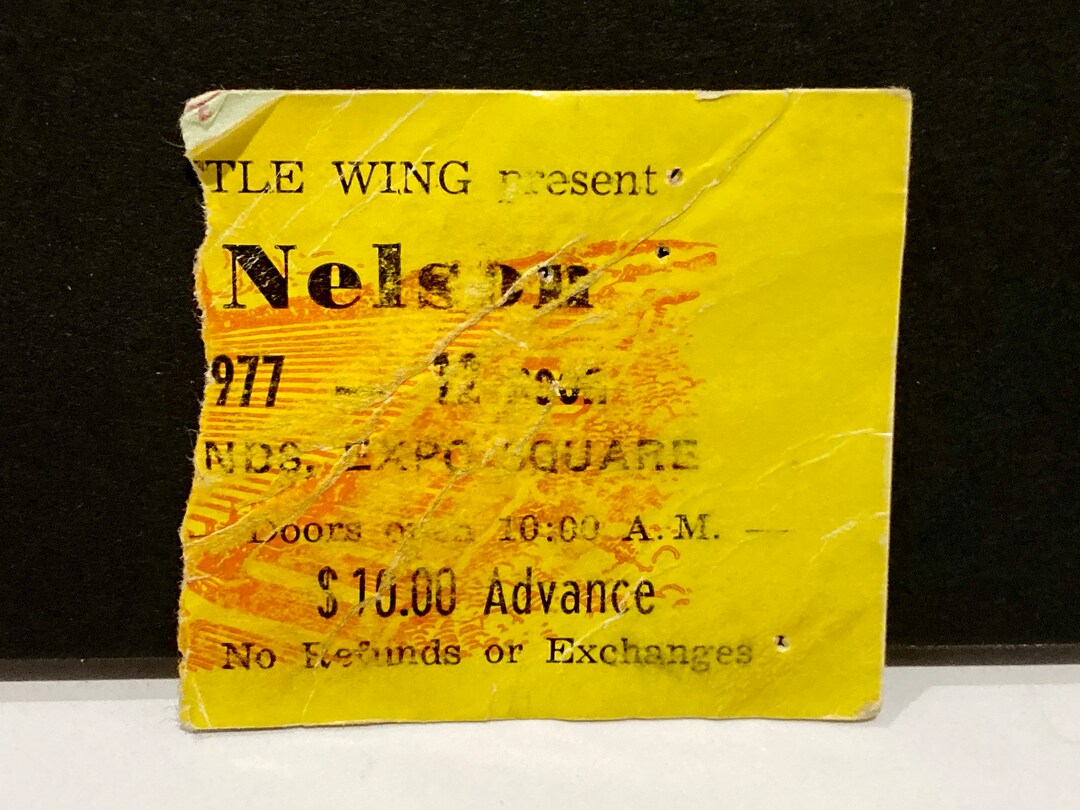 Willie Nelson 4th of July Picnic Ticket Stub - Vintage July 3, 1977 ...
