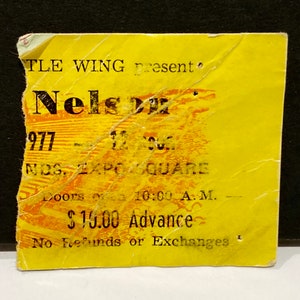 Willie Nelson 4th of July Picnic Ticket Stub - Vintage July 3, 1977 ...