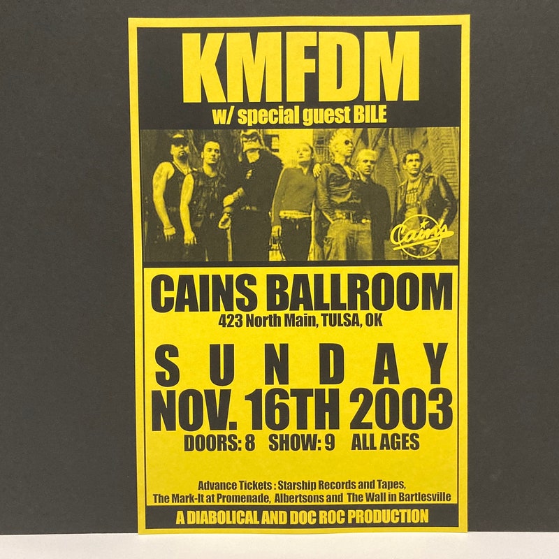 Kmfdm Poster - Etsy