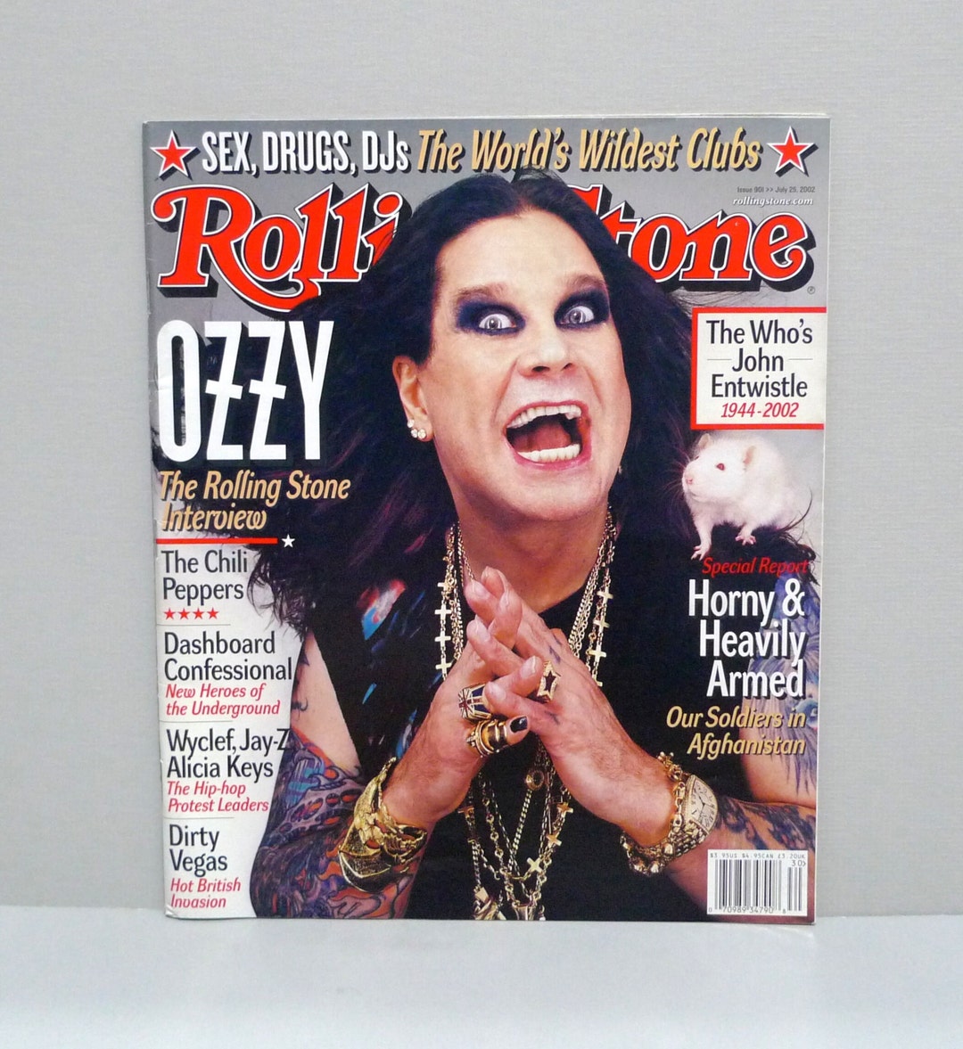Ozzy Osbourne Interview and Cover - Rolling Stone Magazine #901 July 25 ...