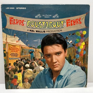Elvis Presley Roustabout Vinyl Record 1964 Movie Soundtrack Big Love ...